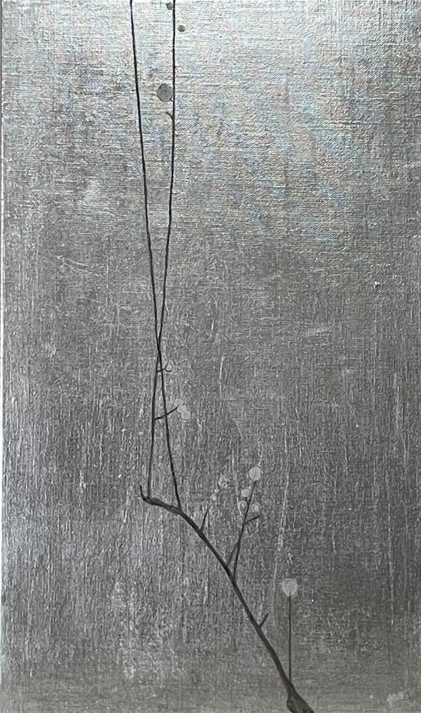 銀に梅図 3Plum tree 3|AKIKO KONDOAKIKO KONDO